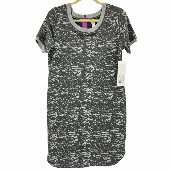 Lolë | Dresses | Nwts Lole Sika Burnout Dress Black Gray Sz M 9 | Poshmark